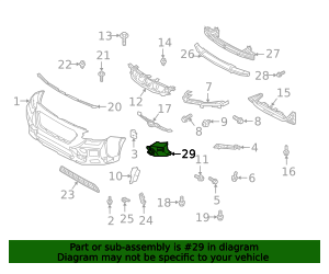 2022-2023 Subaru Outback Lamp Cover 57731AN26A | Subaru Parts Store