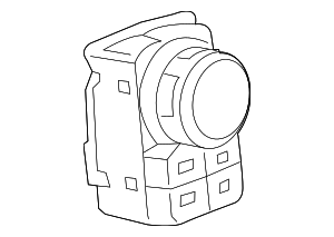 2020-2021 GMC Jet Black Ride Control Switch 84526532 | GMPartsDirect.com