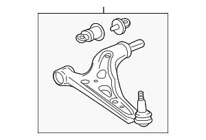 Front Passenger Side Lower Control Arm 84587018 | TascaParts.com