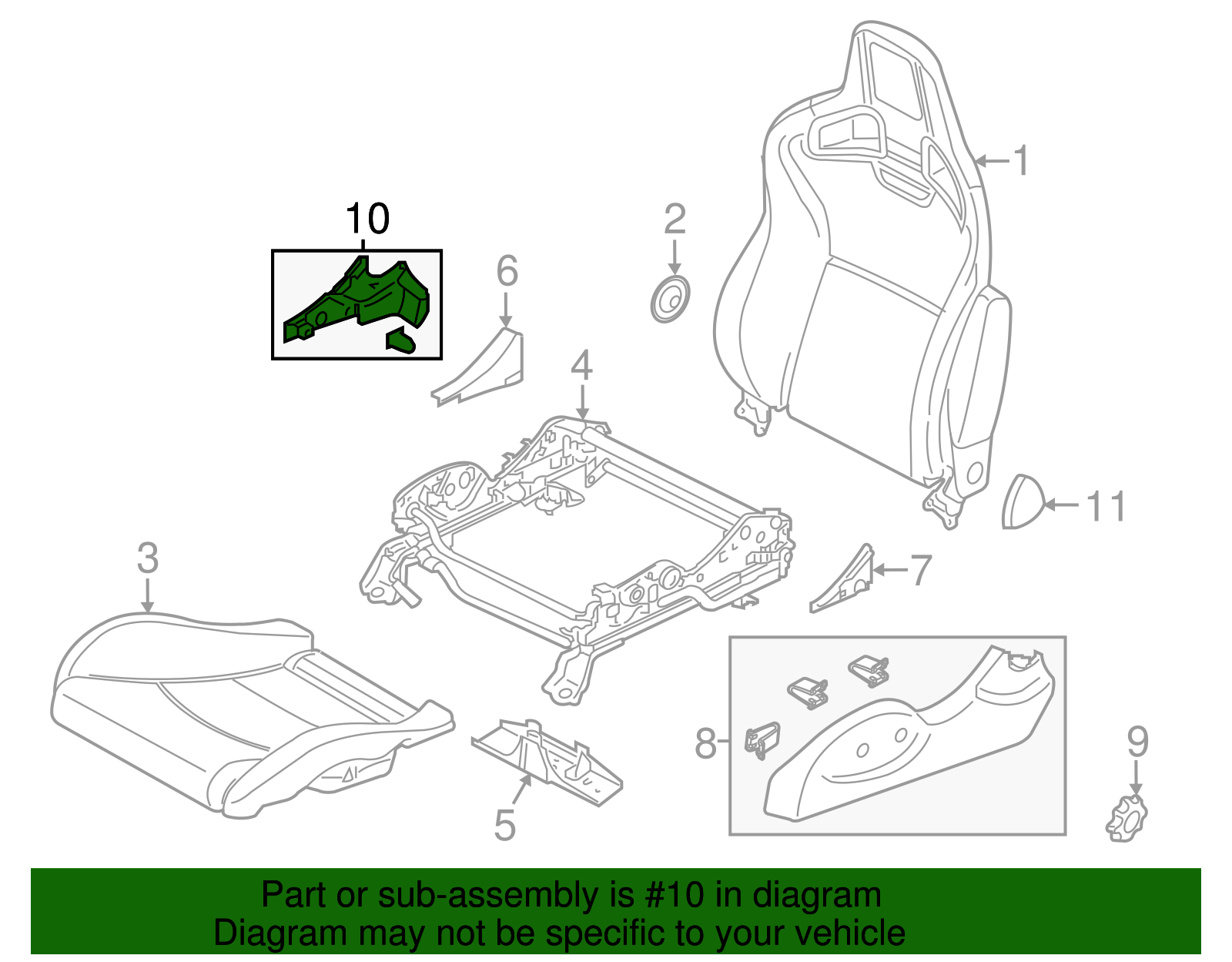 2015-2025 Nissan Inner Finish Panel 87381-6GA0D | Bill Kay Nissan Parts