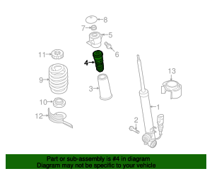 8K0-512-131-K - Jounce Bumper 2008-2018 Audi | AutoNationParts.com