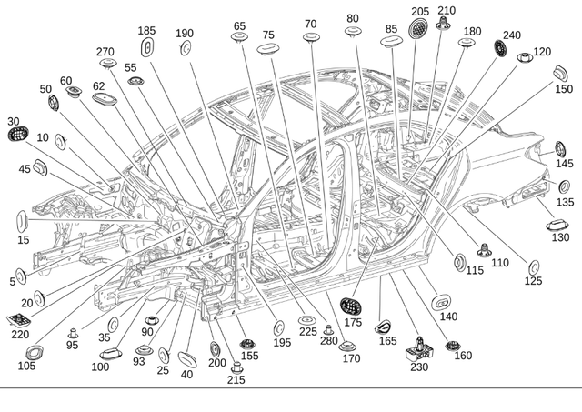 2015-2021 Mercedes-Benz Stop Plug 003-998-49-50 | Mercedes-Benz Parts
