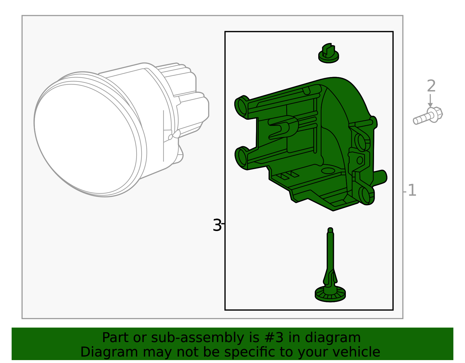81219-48051 - Fog Lamp Assembly Bracket Assembly 2021-2024 Toyota | Bam Wholesale Parts