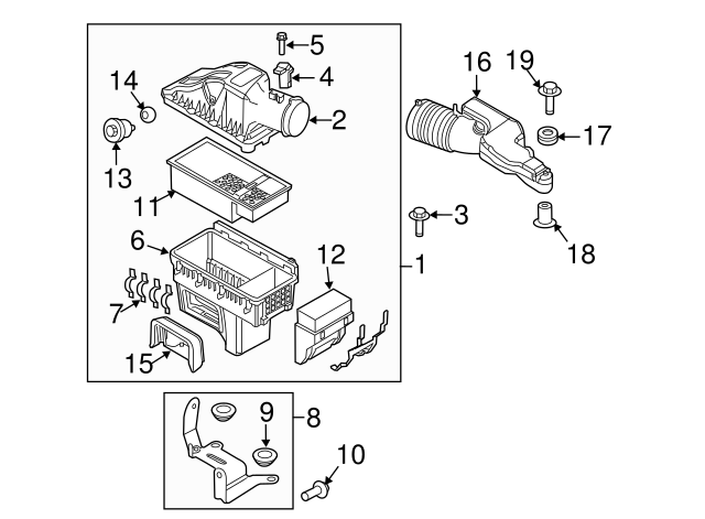2011-2016 Ford Lower Housing BC3Z-9A612-A | Blue Springs Ford Parts
