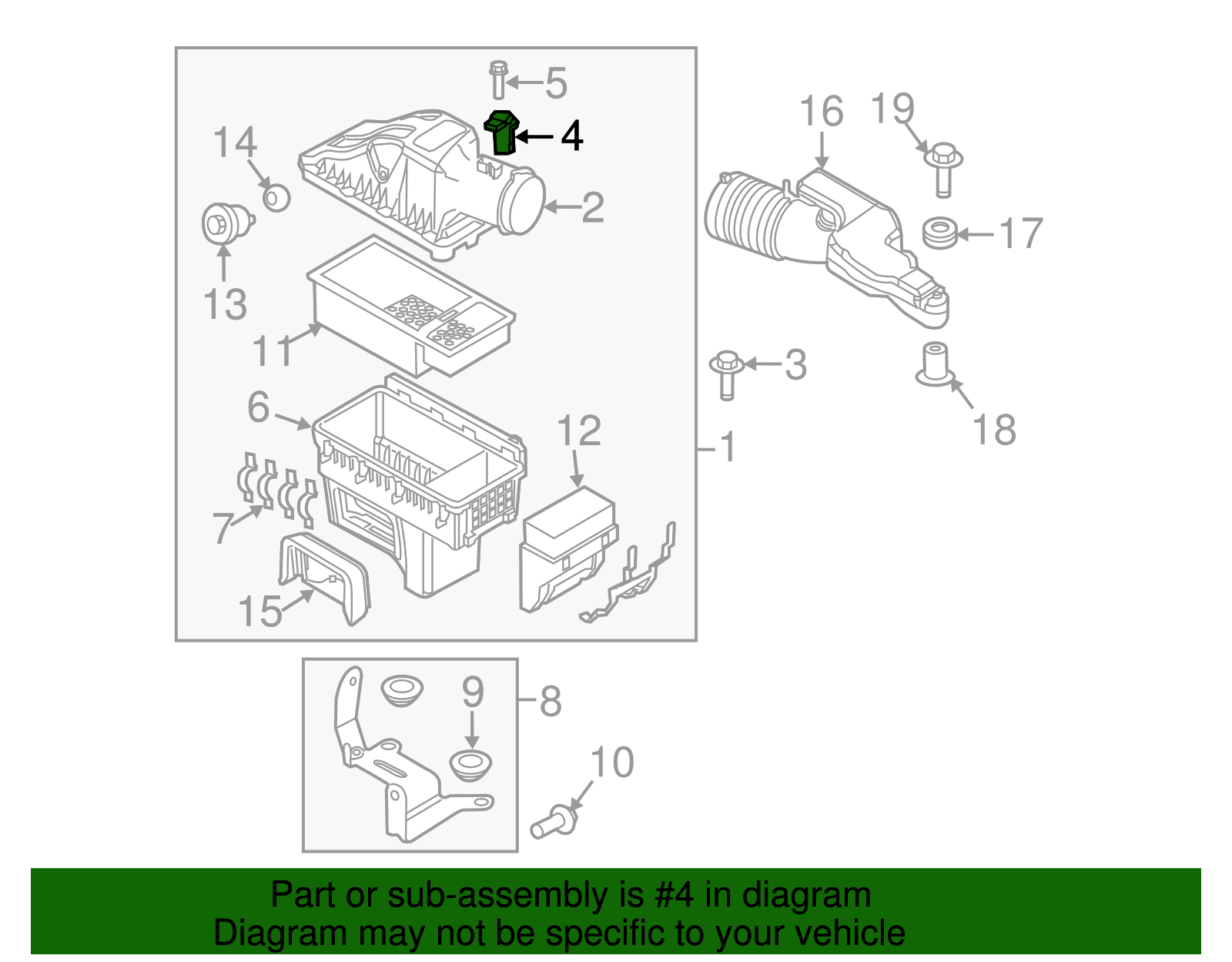 BC3Z-12B579-A - Sensor 2011-2016 Ford | Ford Parts Direct