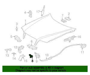 202-880-02-60 - Striker 1994-2018 Mercedes-Benz | Mercedes-Benz USA Parts