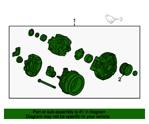 2016-2018 Acura RDX Alternator 06311-5G0-505RM | OEM Parts Online