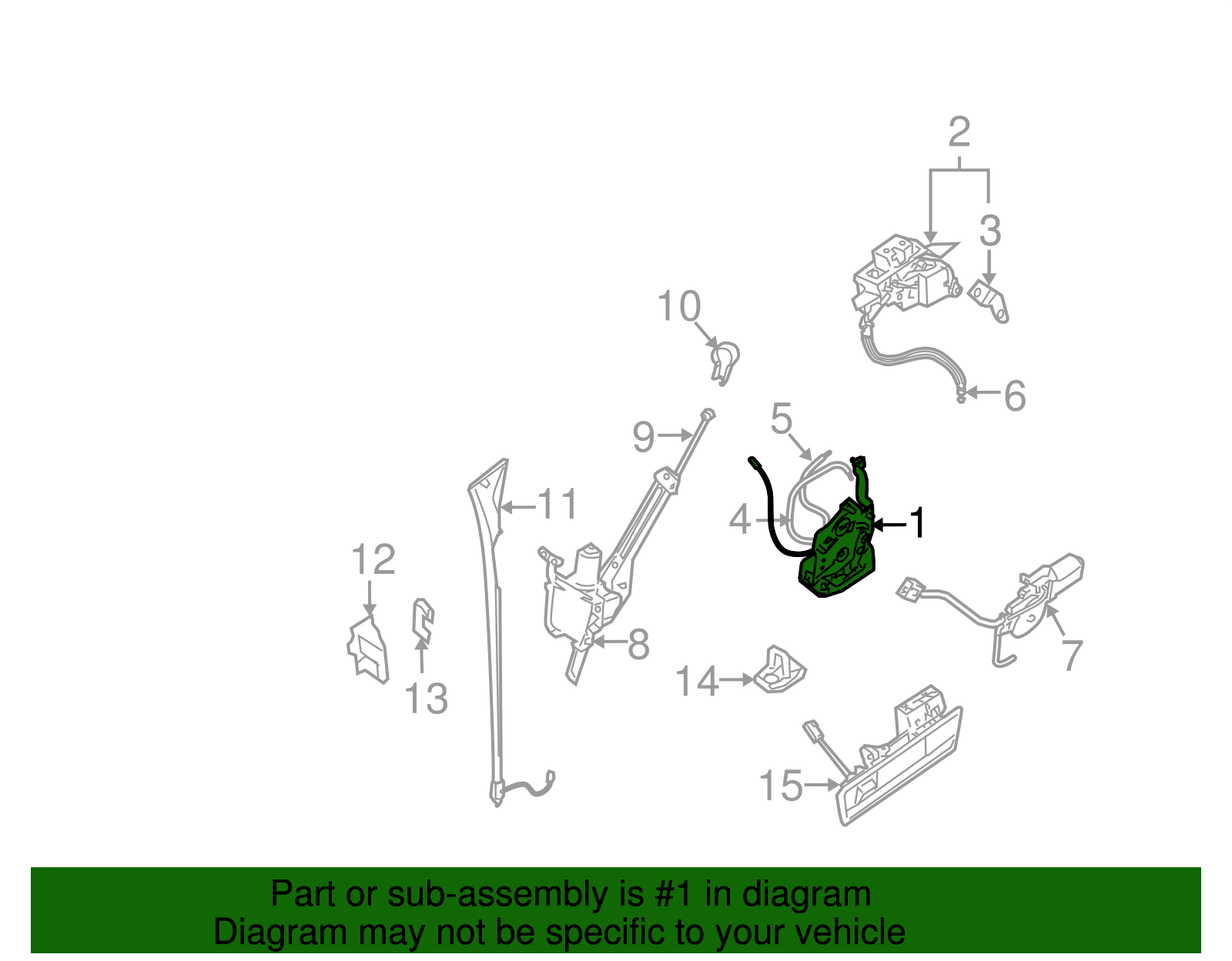2004-2015 Nissan Lock 90502-7S00A | OEM Parts Online