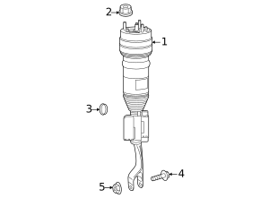 223-320-74-02 - Strut Assembly 2021-2024 Mercedes-Benz | Mercedes-Benz ...