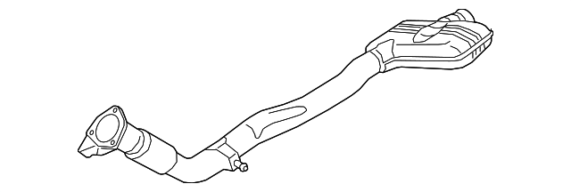 4M0-253-300-Q - Front Muffler 2019-2023 Audi | Audi OEM Parts