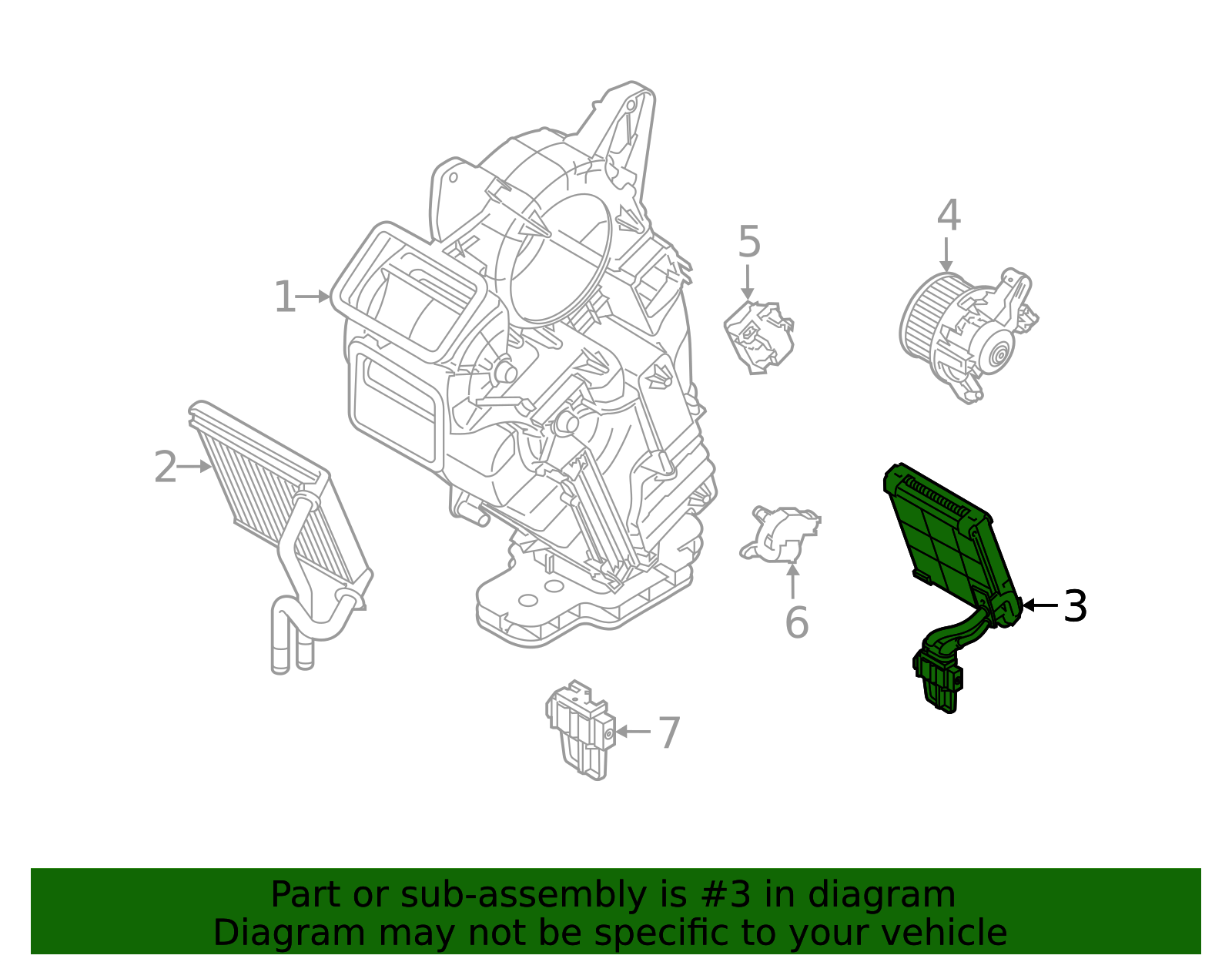 2020-2025 Ford | Evaporator Core | L1MZ-19860-CC | Walls' Ford Parts