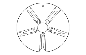 2007-2017 Toyota Wheel Alloy 20 Inch 4261A-0C010 | Toyota Parts Center