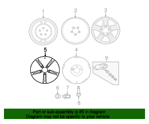 2007-2017 Toyota Wheel Alloy 20 Inch 4261A-0C010 | Toyota Parts Center
