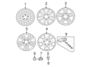 2007-2013 Toyota Tundra Wheel Alloy 18 Inch 42611-0C110 | Toyota Parts ...