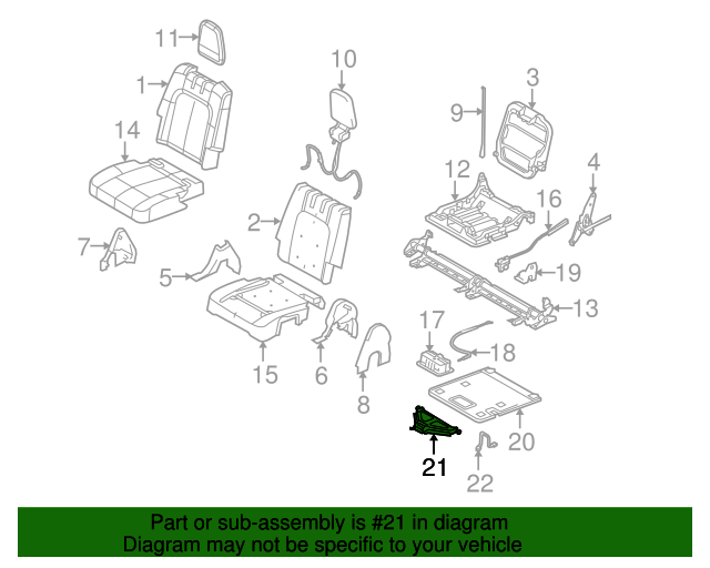 2005-2019 Ford Front Bracket 9F9Z-7460592-B | QuirkParts