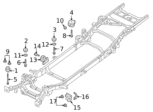2019-2023 Ram 1500 Isolator 68481244AA | TascaParts.com
