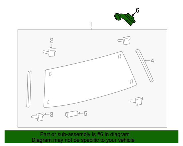 2008-2021 Toyota Land Cruiser Channel 64885-60010 | Toyota Parts Center