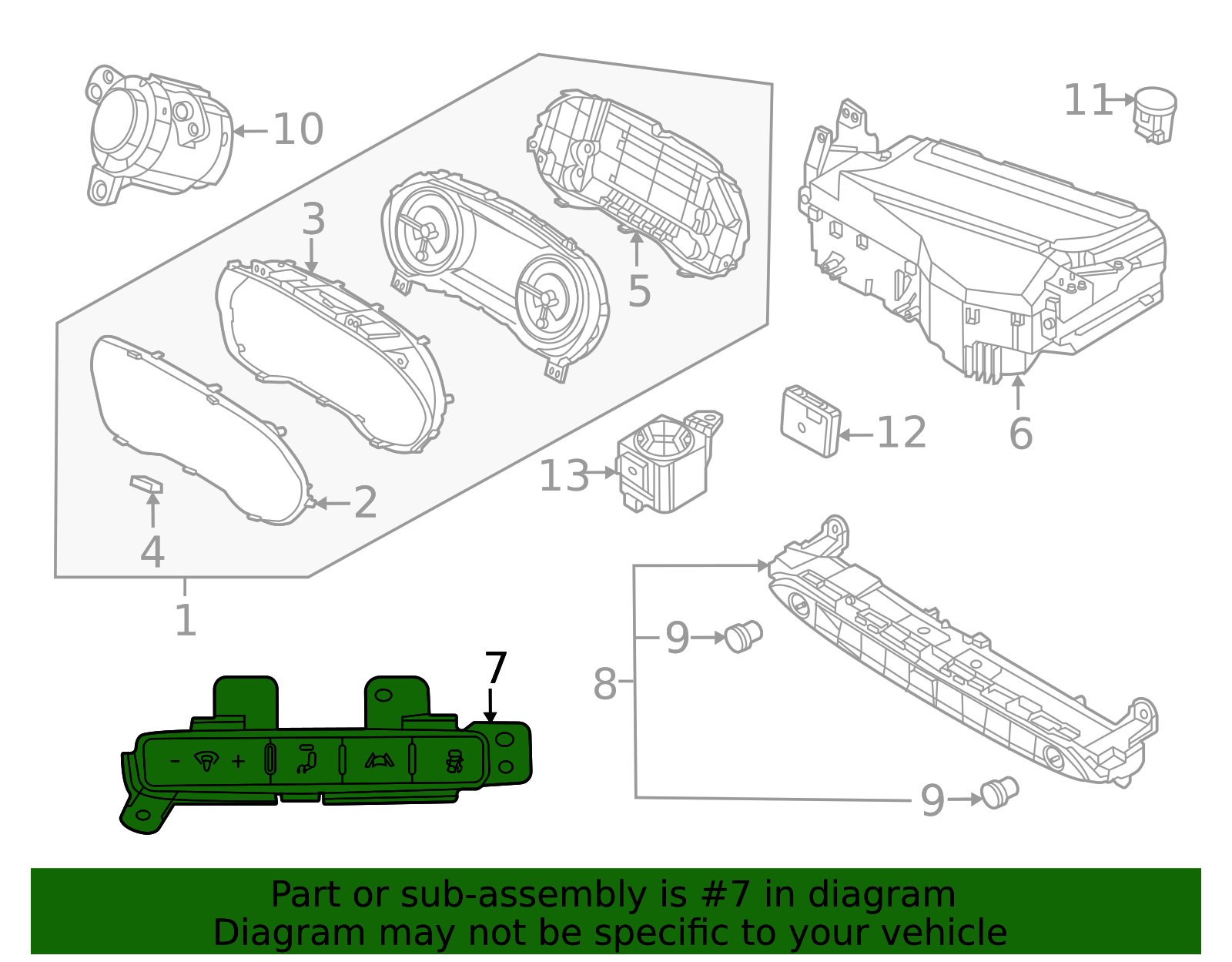 93700-S8110-NNB - Stability Control Switch 2020-2022 Hyundai Palisade ...