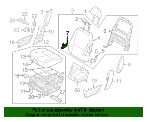 89478-A9010DAA - Pivot Cover 2015-2021 Kia Sedona | Kia.Parts Store