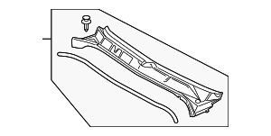 2007-2021 Toyota Cowl Grille 55708-0C060 | OEM Parts Online