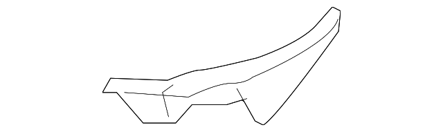 2007-2022 Toyota Cowl Cover Seal (Left, Front) 53867-0C030 | Toyota ...