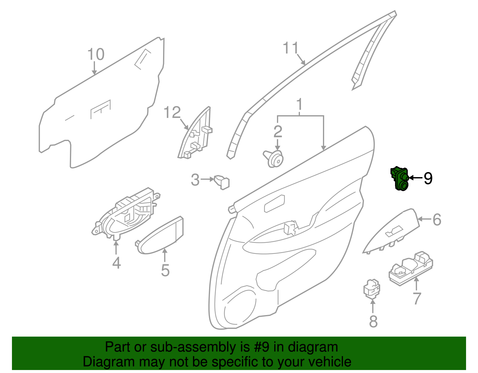 25360-3UB0A - Door Jamb Switch - 2011-2023 Nissan | Nissan OEM Parts Direct