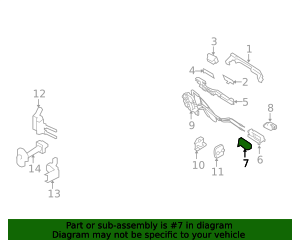 2011-2020 Infiniti Handle, Inside Cover 80676-3JA0A | Infiniti of ...