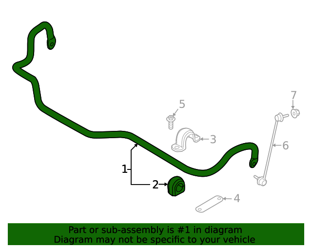 31-30-6-853-612 - Stabilizer Bar - 2020-2023 BMW | BMWPartsHub