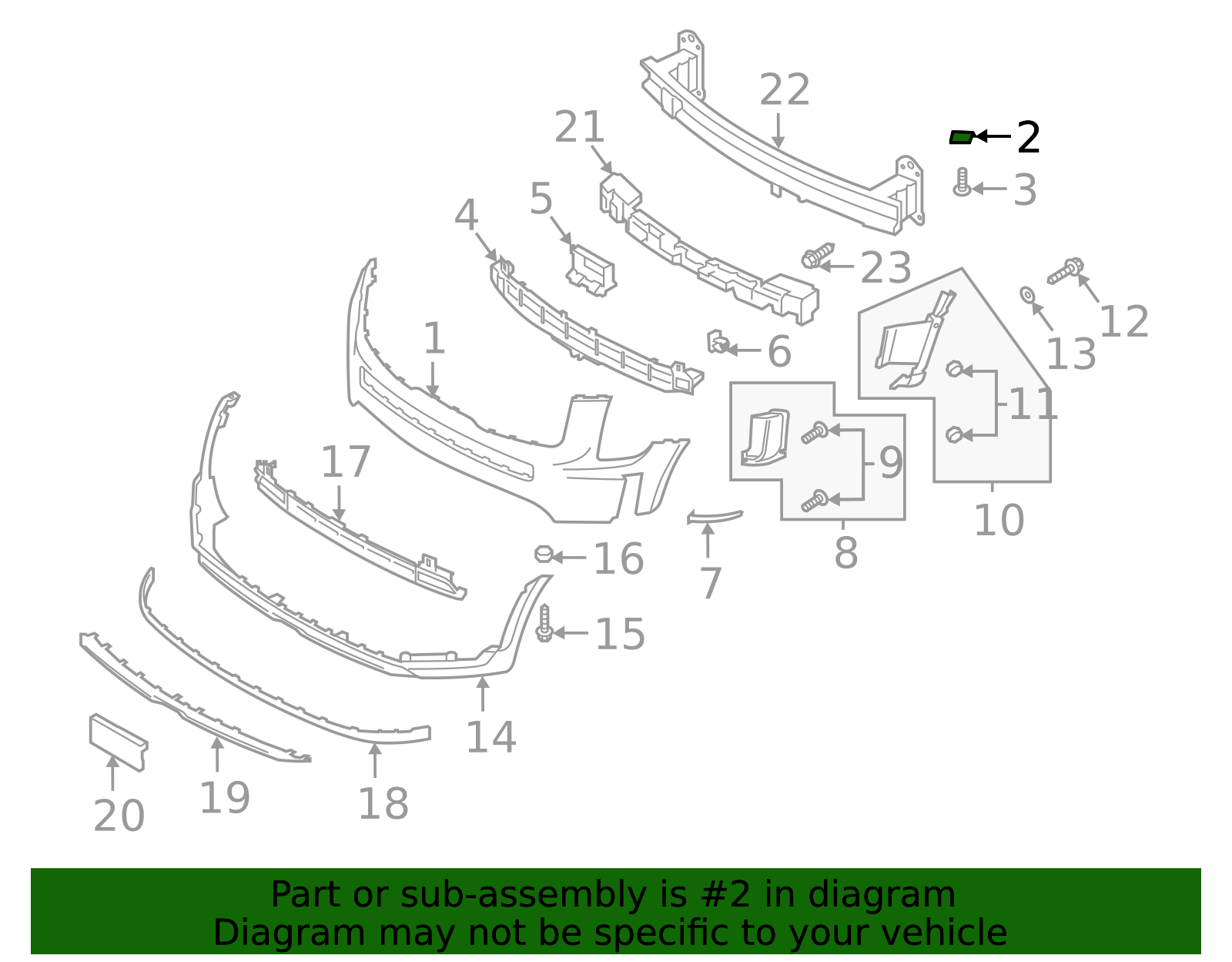 86552-S9000 - Side Bracket 2020-2024 Kia Telluride | Kia.Parts Store