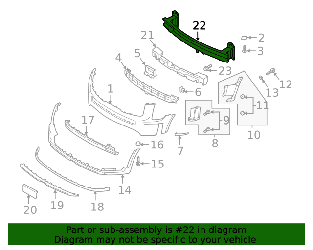 2020-2021 Kia Telluride Impact Bar 64900 S9000 | TascaParts.com