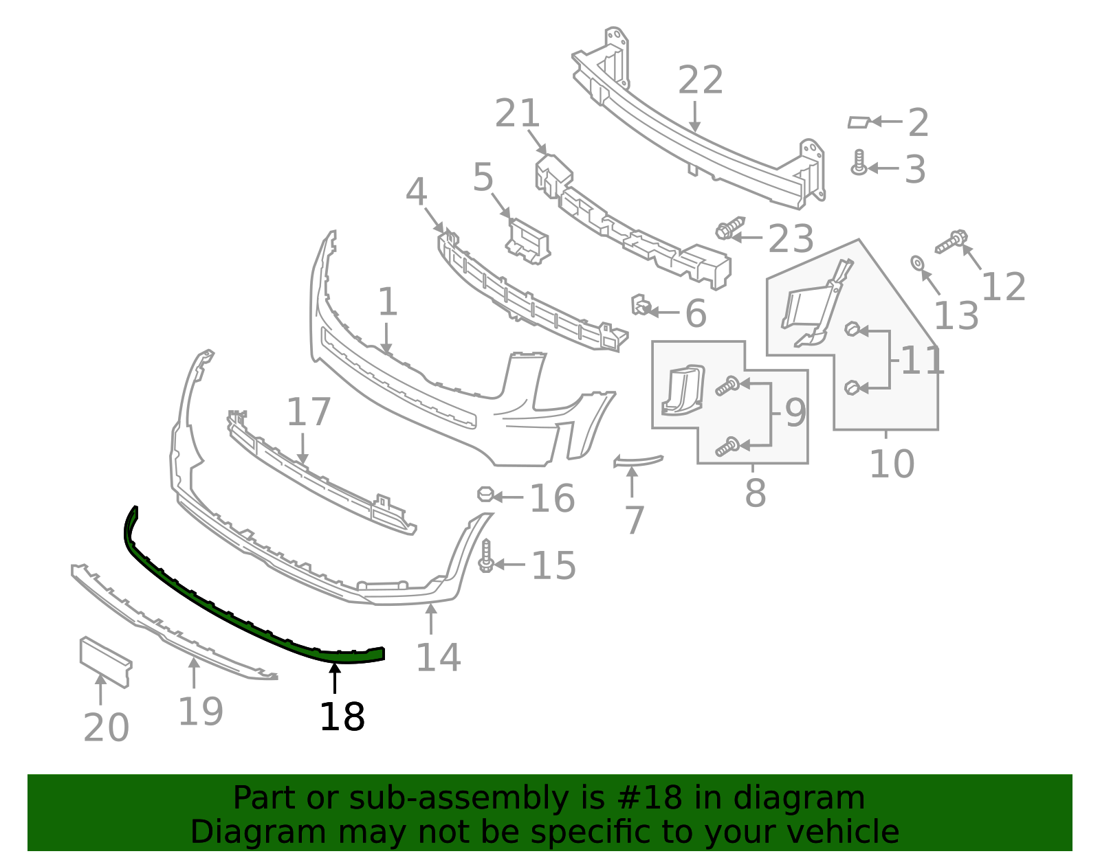 86591-S9000 - Valance 2020-2022 Kia Telluride | Kia.Parts Store