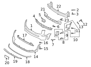 86591-S9000 - Valance 2020-2022 Kia Telluride | Kia.Parts Store