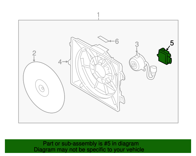 2013-2017 Hyundai Veloster Engine Cooling Fan Controller 25385-2V700 ...