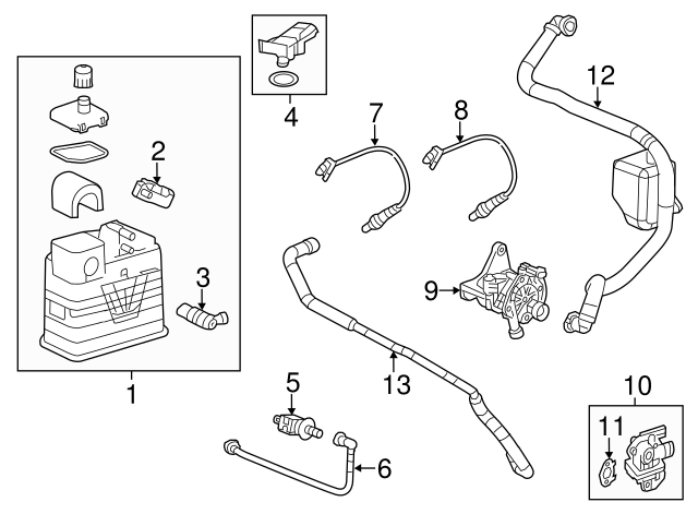 2013-2020 GM Fuel Pressure Sensor 13516496 | TascaParts.com