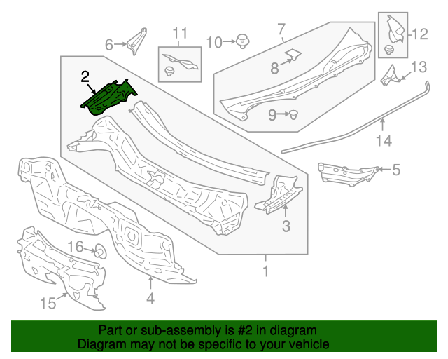 2013-2020 Toyota Side Reinforced SU003-01237 | Toyota Parts Center