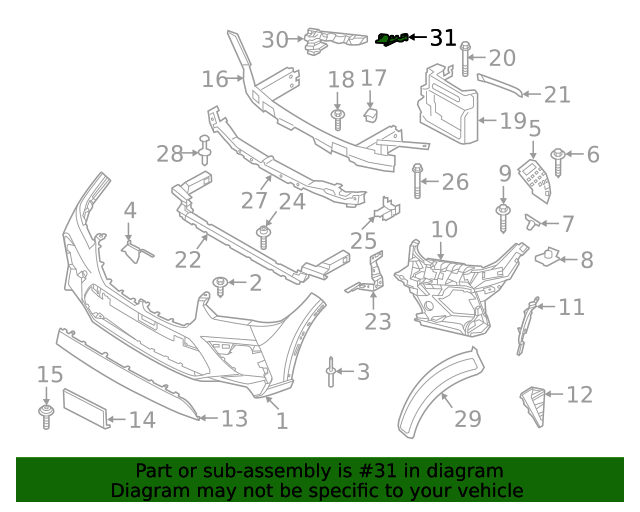 Genuine BMW 51-11-7-489-471 | Upper Absorber Bracket | FREE Shipping on ...