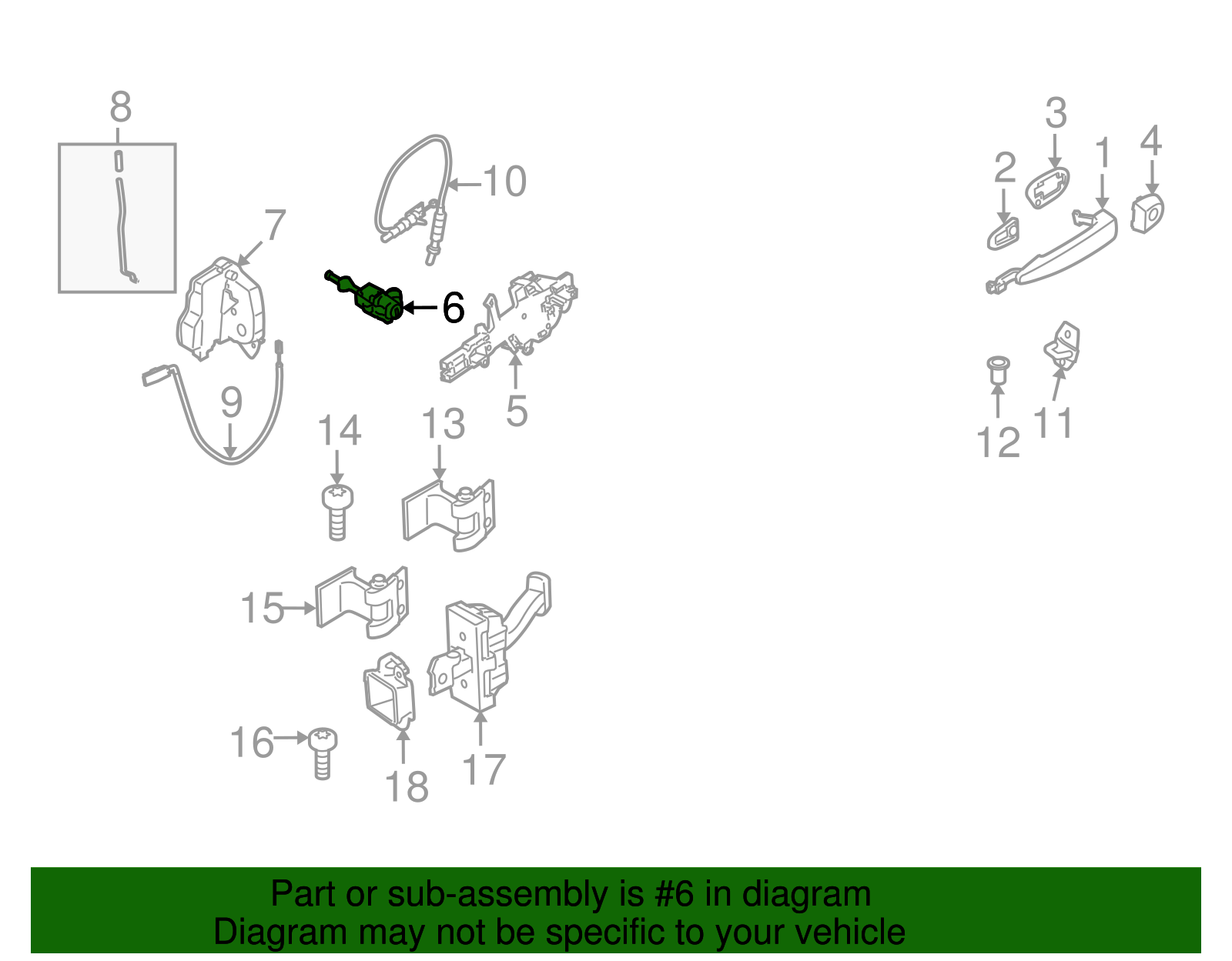 51-21-7-310-729 - 2014-2020 BMW - Lock Cylinder | Buy BMW Parts Now