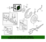 2008-2018 Audi Front Wheel Bearing 4H0-498-625-F | Audi OEM Parts Online