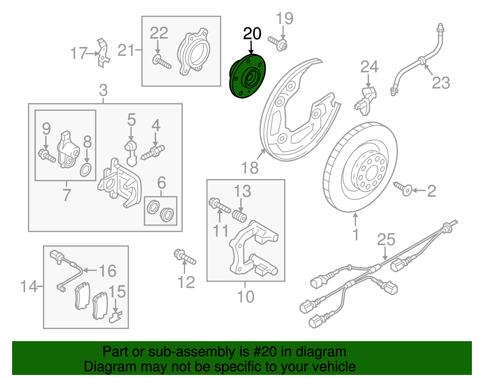 8K0-407-613-B - Wheel Hub 2008-2023 Audi | Audi OEM Parts