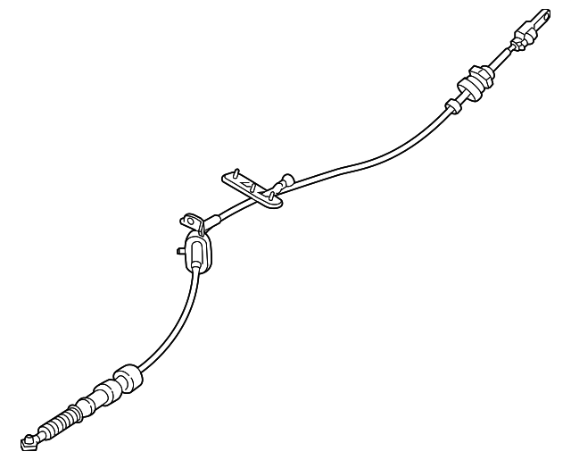 2016-2021 Mazda CX-3 Shift Control Cable D09T-46-500A | TascaParts.com