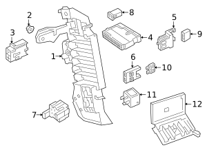4N0-971-845-L - Mount Bracket 2019-2023 Audi | Audi OEM Parts