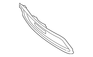 2014-2016 Porsche Cayman Center Grille 981-505-569-07-1E0 | OEM Parts ...