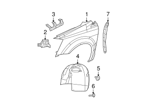 2008-2020 Mopar Center Bracket - Driver's Side (LH) 4894895AA ...