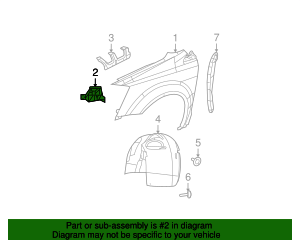 2011-2020 Mopar Front Bracket - Driver's Side (LH) 68084829AA ...