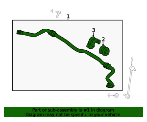54810-Q5200 - Stabilizer Bar 2021-2024 Kia Seltos | Kia.Parts Store