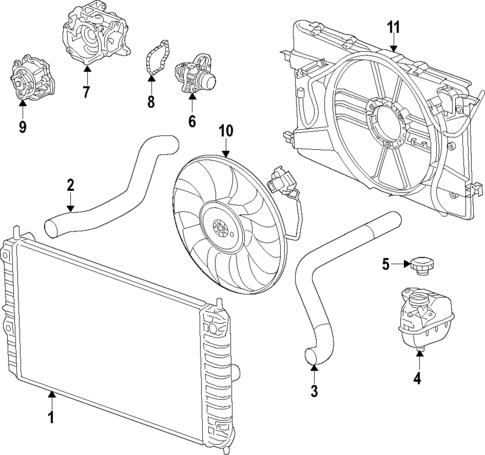 Cooling System for 2016 Buick Cascada | OEM Parts Online