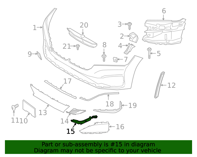 Genuine BMW 51-11-7-475-140 | Air Inlet Grille | FREE Shipping on Most ...