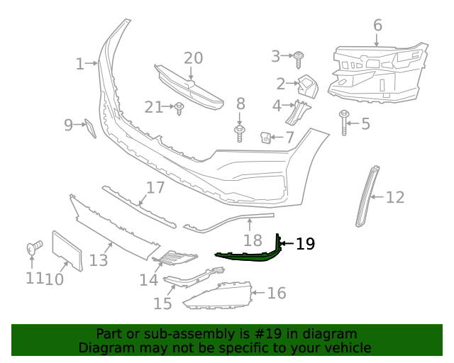 51117475195 - 2020-2022 BMW Lower Molding (51-11-7-475-195) | BMW of ...