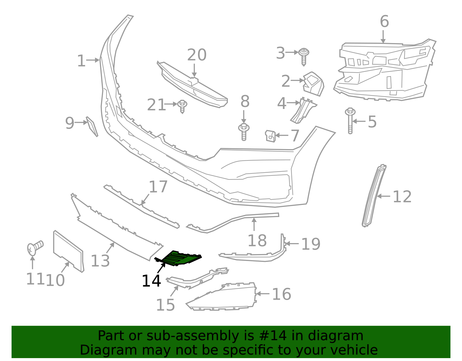 51-11-7-475-128 - 2020-2022 BMW - Outer Grille | BMWPartsHub
