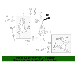 13258478 - Multi-Purpose Bolt 2010-2020 GM | AutoNationParts.com